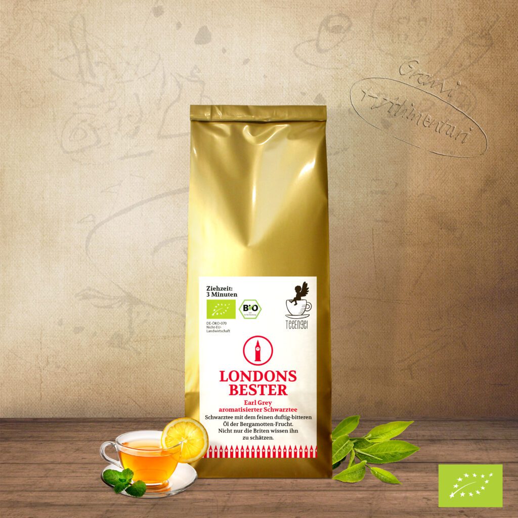 Teeengel „Londons Bester“ Earl Grey, -Bio, Lose 500g - grani-alimentari.de
